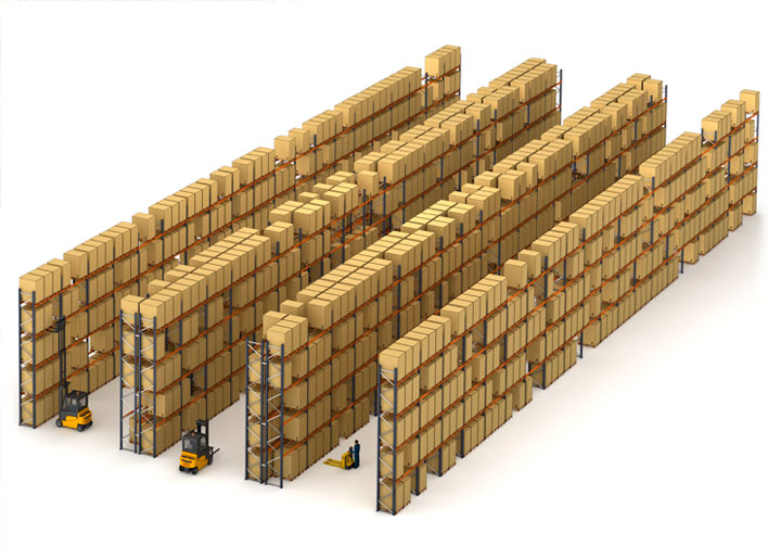 The warehouse of the retailer CBA Slovakia - Mecalux.com.au