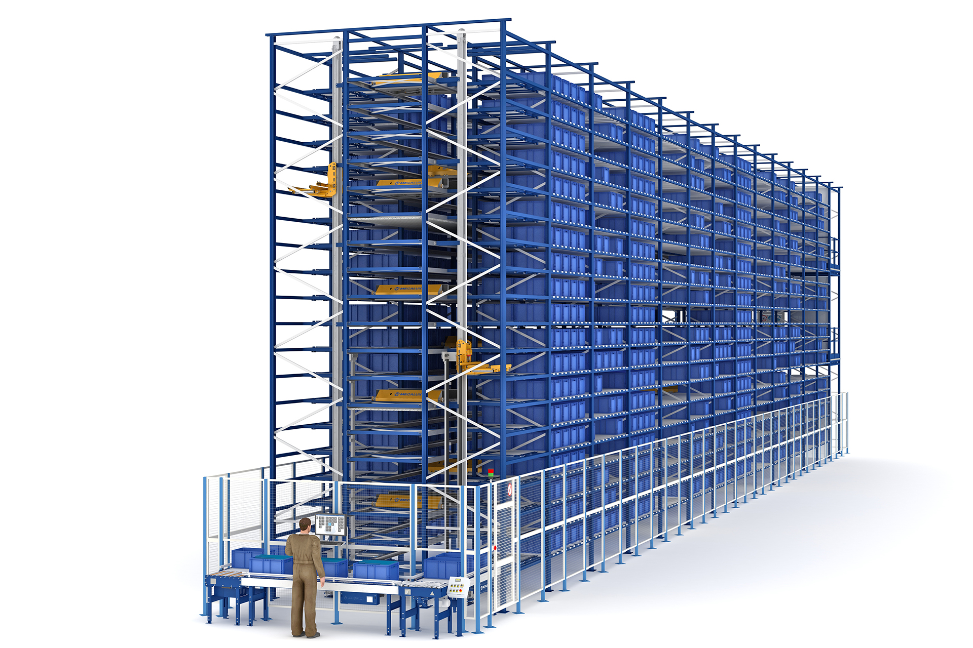 Shuttle System (storage solution for boxes) - Mecalux.com.au