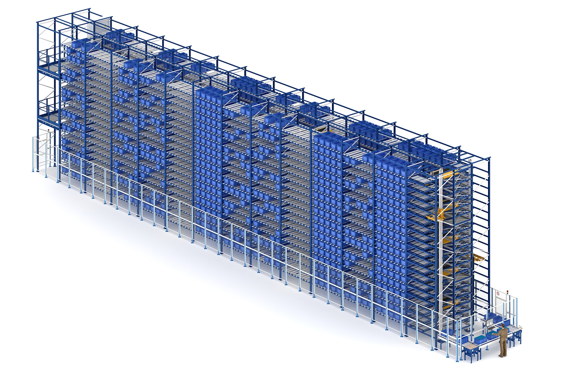 Shuttle System (storage solution for boxes) - Mecalux.com.au